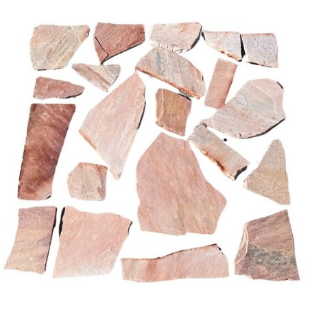 Opus Incertum en Quartzite Rose ép. 12-25 mm - Ti'ma Stone