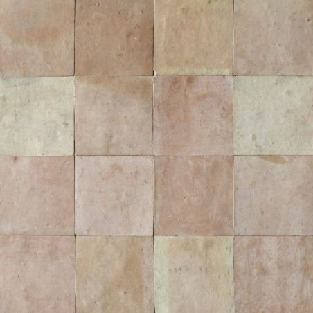 Carrelage Zellige Marocain Terracotta N°4 10x10 cm - Ti'ma Stone
