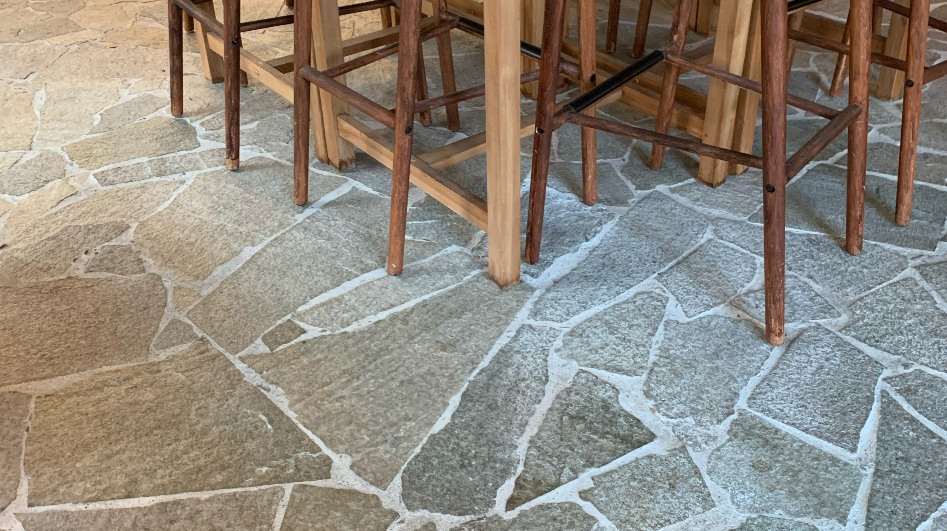 Terrasse Opus Incertum : Dallage en Pierre Unique